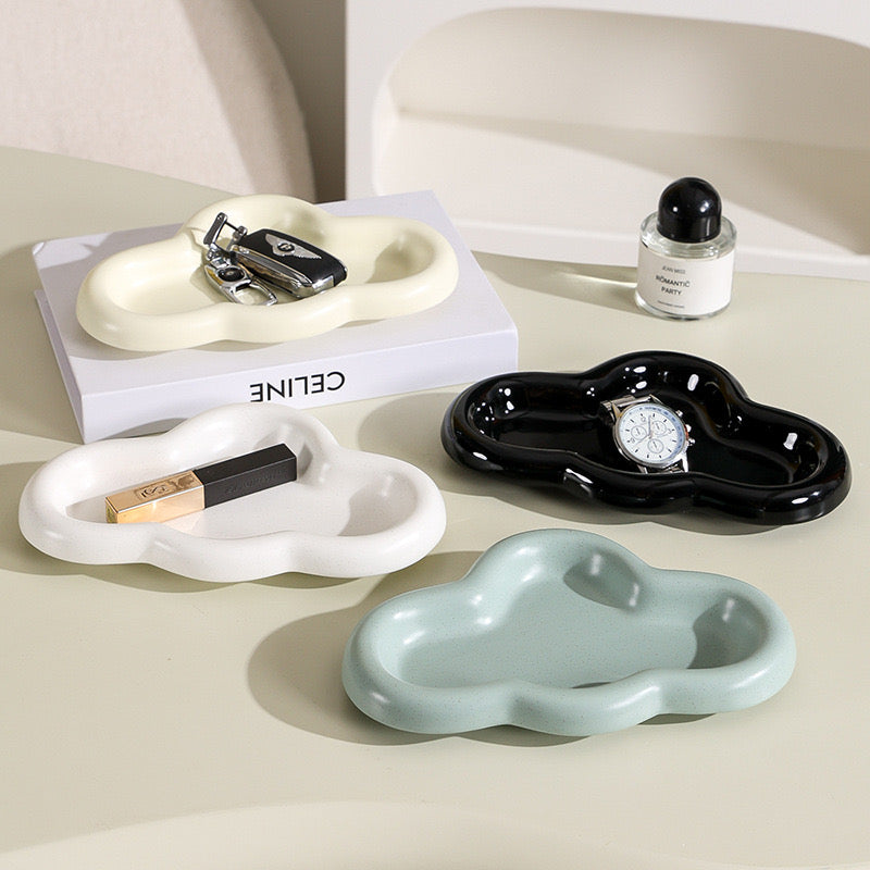 Creative Handmade Cloud Shape Ceramic Plate – Blinkles