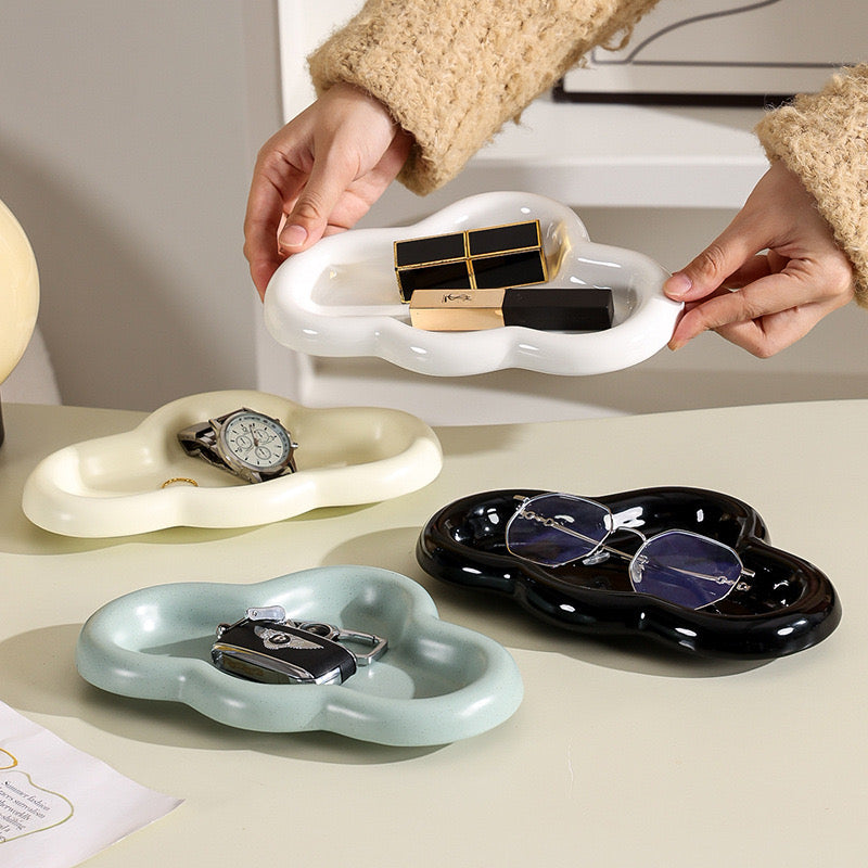 Creative Handmade Cloud Shape Ceramic Plate – Blinkles